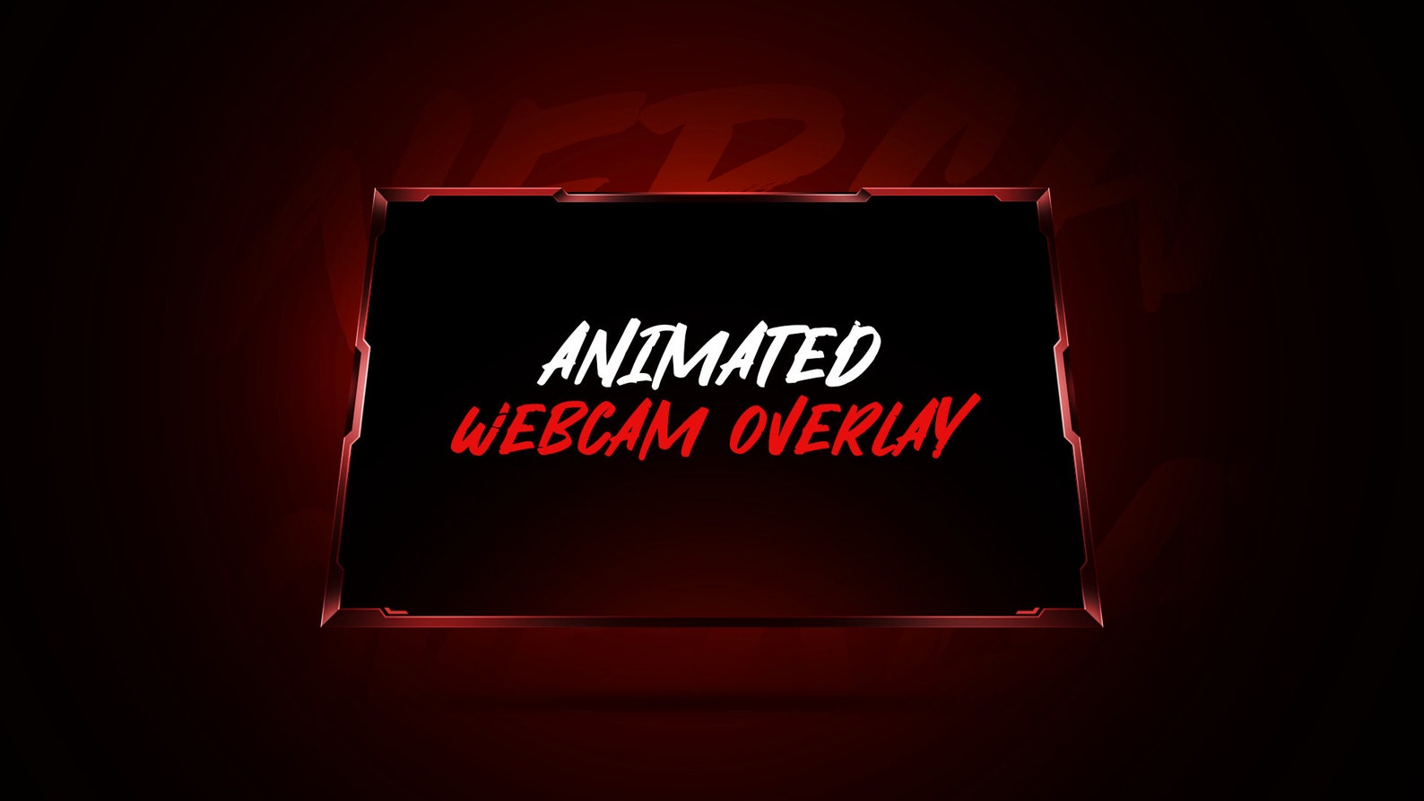 Animated Clean Webcam Overlay // Twitch Overlay // Stream Overlay - Etsy