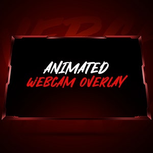 Animated Clean Webcam Overlay // Twitch Overlay // Stream Overlay - Etsy