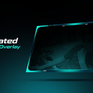 Animated Light Blue Webcam Overlay: Clean Stream Template - Etsy