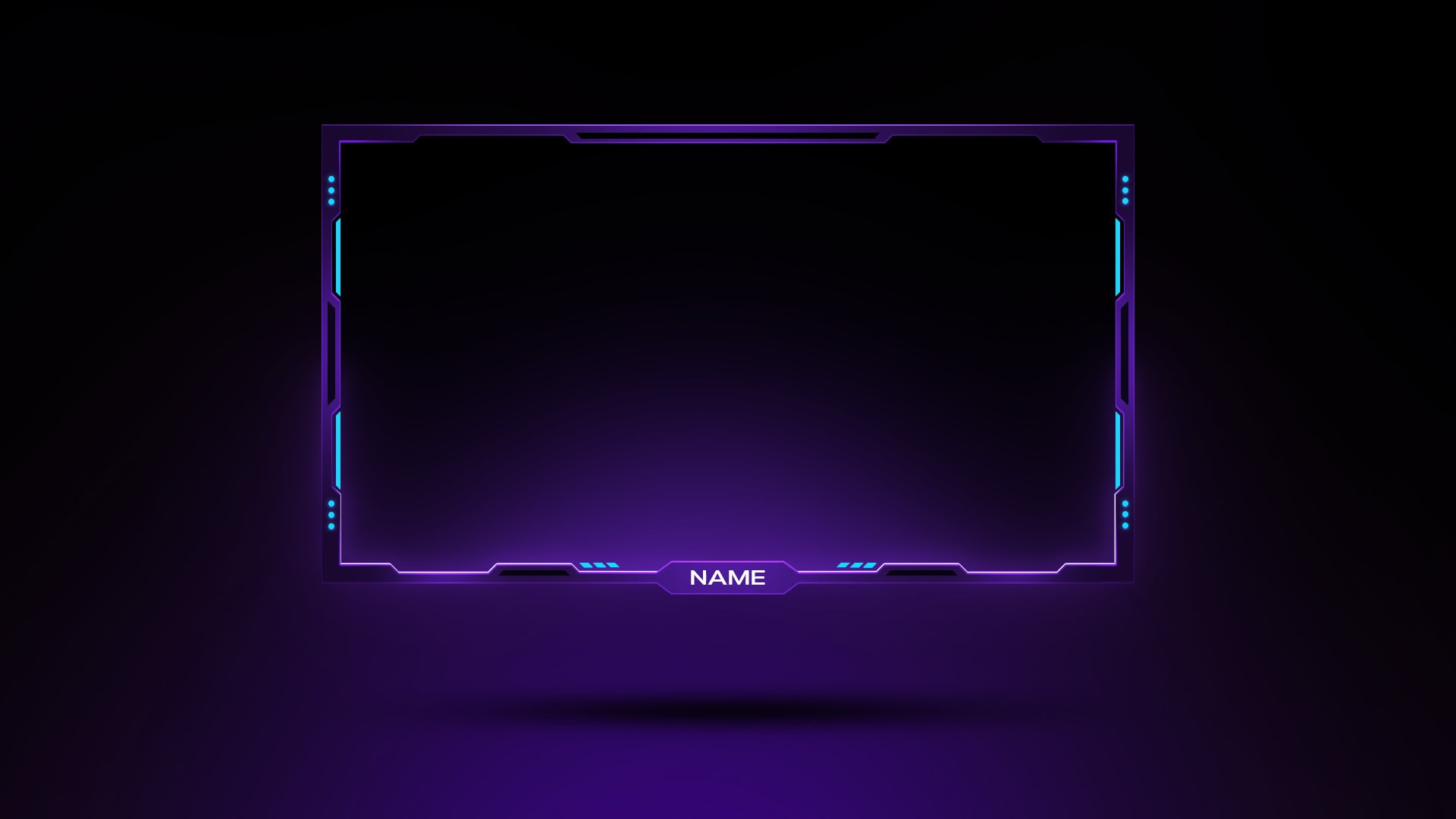 Minimal Animated Purple Webcam Overlay || Animated Stream Webcam ...