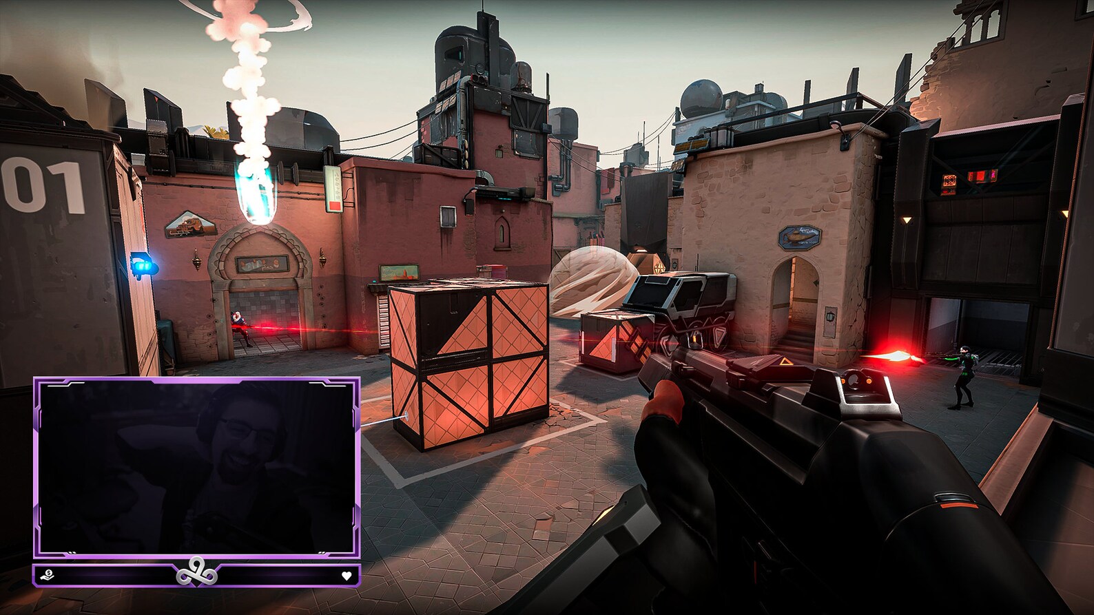 Animated Webcam Overlay Template/ Twitch Pink Webcam Frame Animated ...