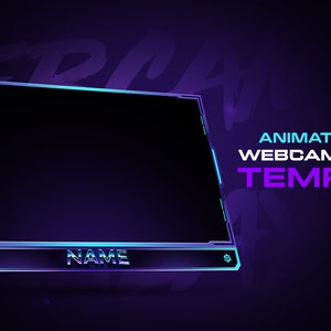Animated Webcam Overlay // Animated Retro Style Webcam Overlay Template ...