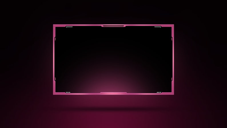 Pink Webcam Overlay for Streamers || Animated Animated Webcam Overlay ...