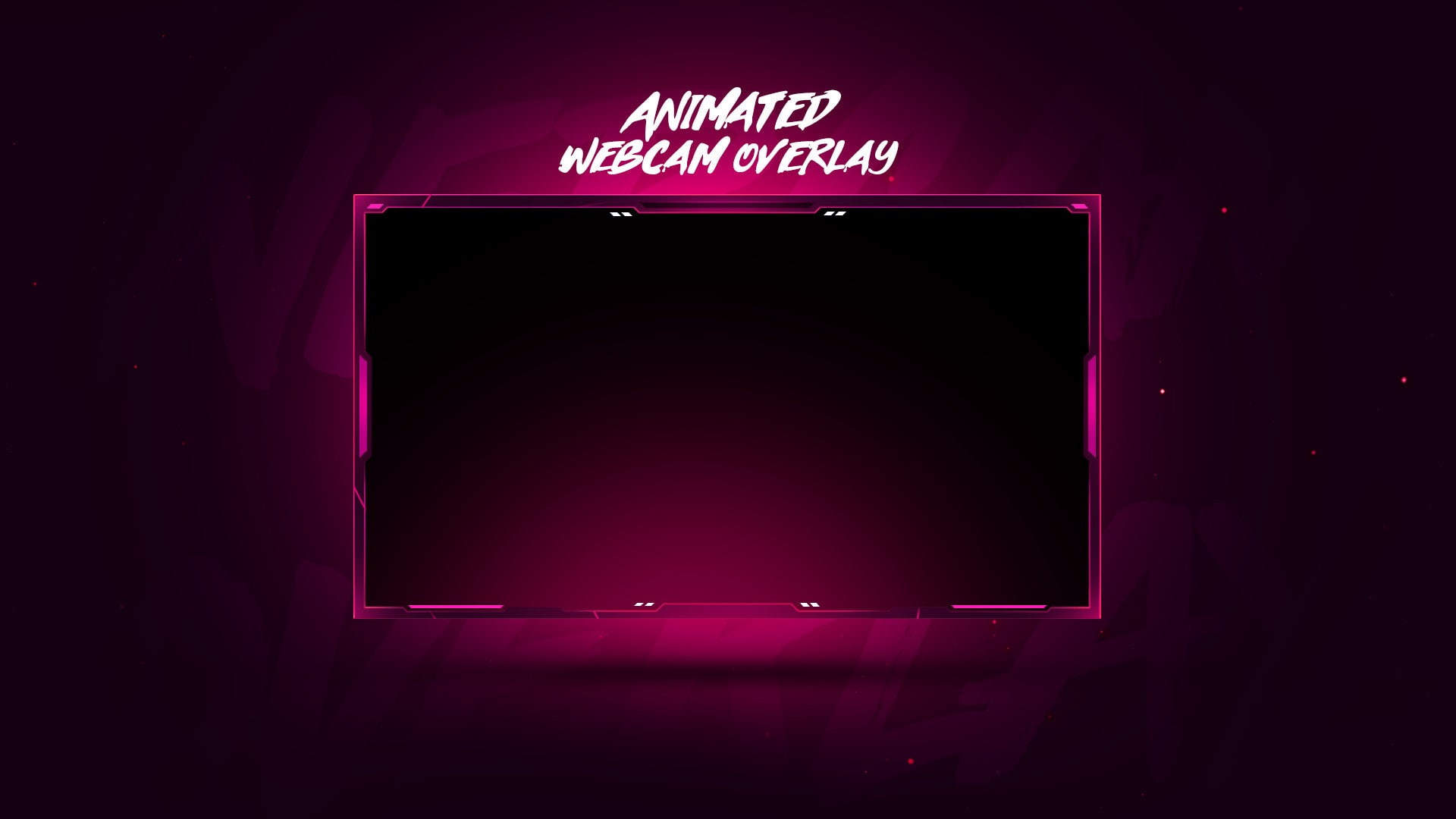 Clean Animated Webcam Overlay // Animated Webcam Overlay Template for ...