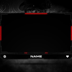 COD Modern Warfare Webcam Overlay // Animated Webcam Overlay Template ...
