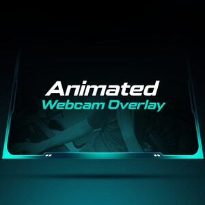 Animated Light Blue Webcam Overlay: Clean Stream Template - Etsy Australia