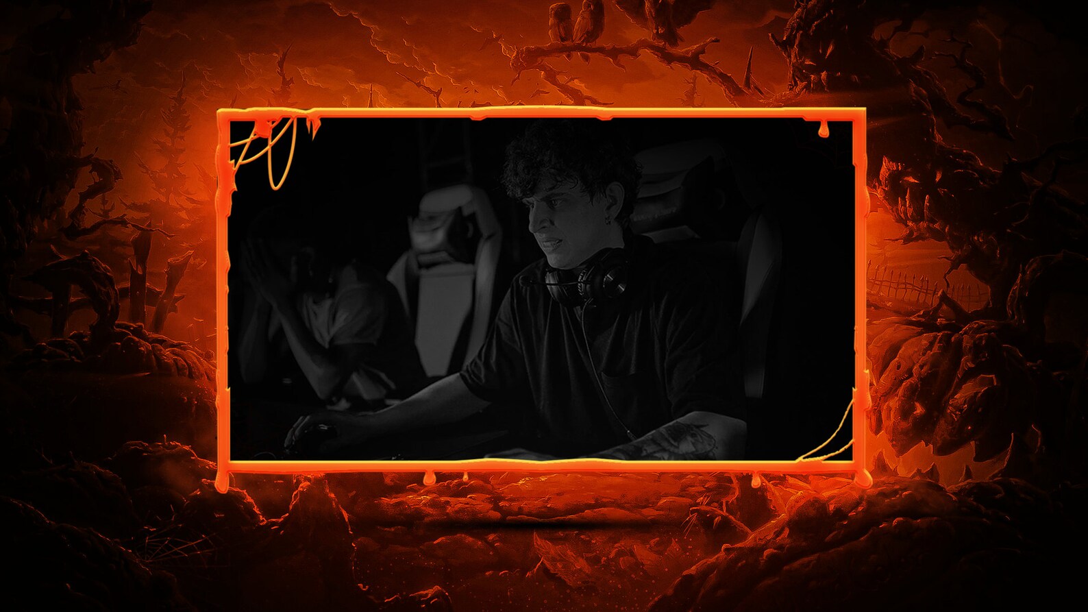 Halloween Webcam Overlay // Animated Halloween Webcam Overlay V2 - Etsy