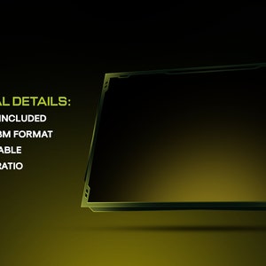 Animated Green Webcam Overlay: Minimal Stream Overlay Template - Etsy