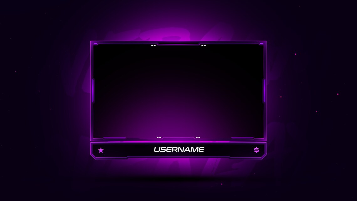 Clean Animated Webcam Overlay /animated Twitch Webcam Overlay/twitch ...