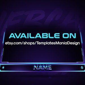 Animated Webcam Overlay // Animated Retro Style Webcam Overlay Template ...