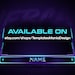 Animated Webcam Overlay // Animated Retro Style Webcam Overlay Template ...