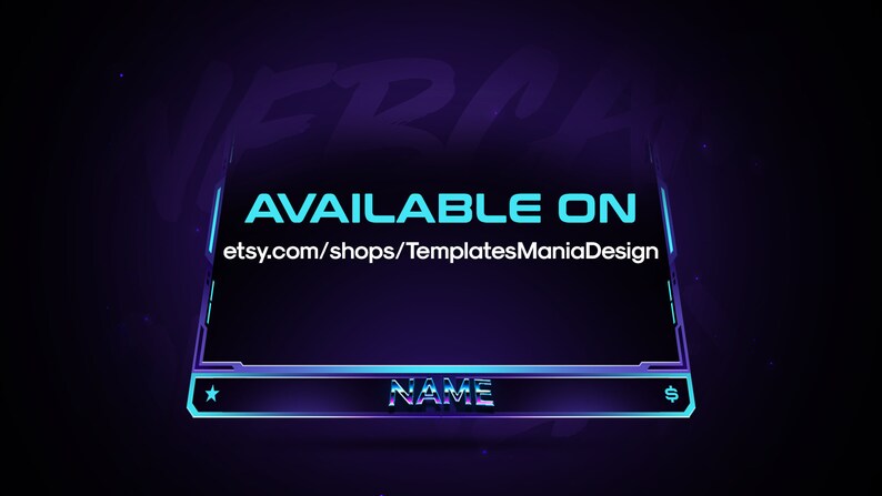 Animated Webcam Overlay // Animated Retro Style Webcam Overlay Template ...