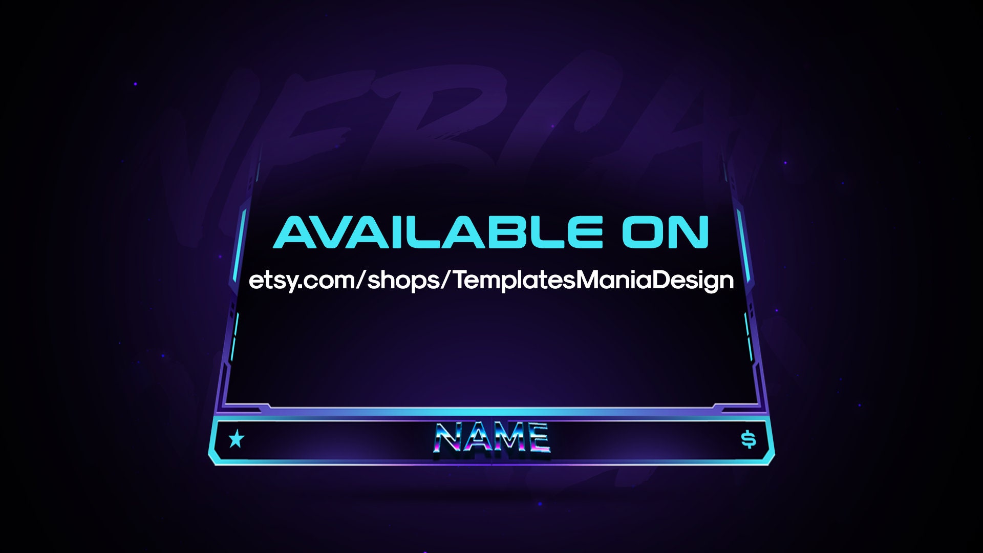 Animated Webcam Overlay // Animated Retro Style Webcam Overlay Template ...