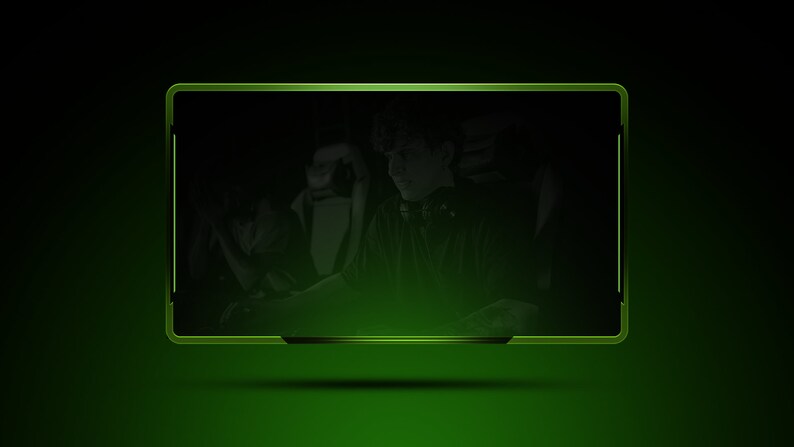 Animated Green Webcam Overlay: Rounded Facecam Template - Etsy