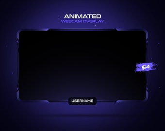 Twitch Animated Webcam Overlay - Etsy