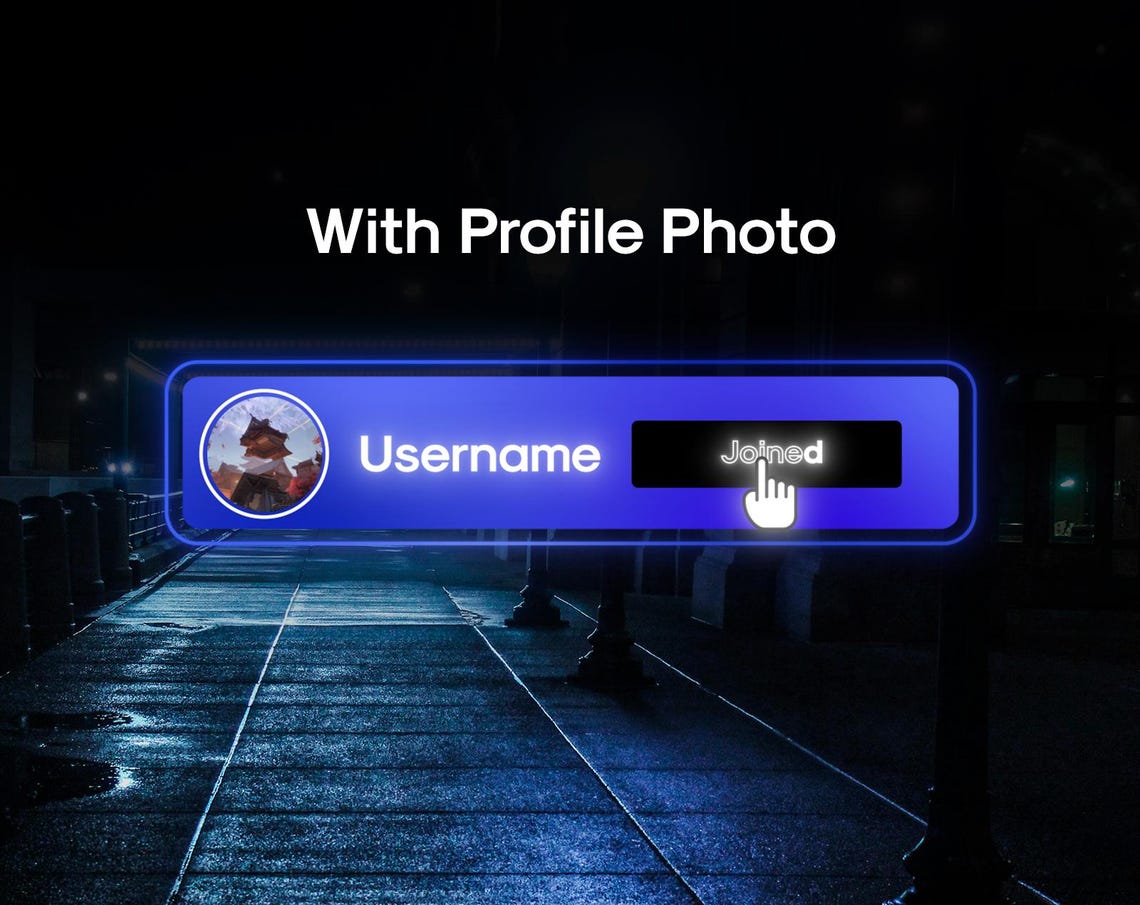Animated Discord Lower Third: Social Media Stream Overlay - Etsy