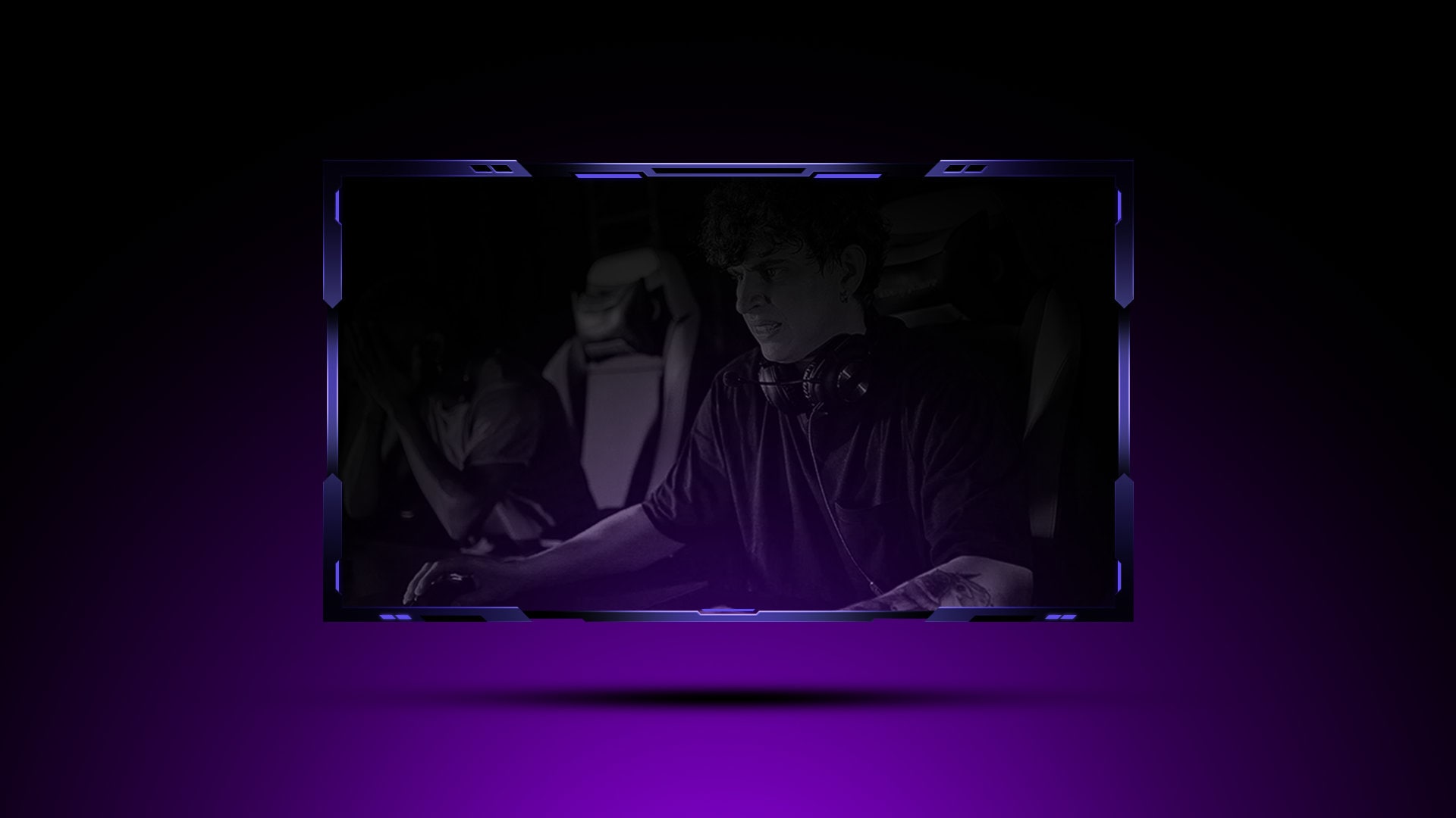 Animated Purple Webcam Overlay: Twitch Stream Facecam - Etsy
