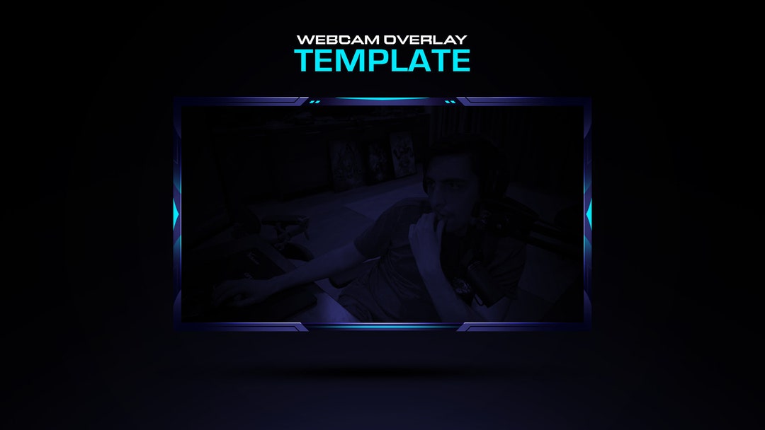 Purple Animated Webcam Overlay // Professional Animated Webcam Overlay ...