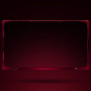 Animated Red Webcam Overlay Template: Rounded Stream Overlay - Etsy