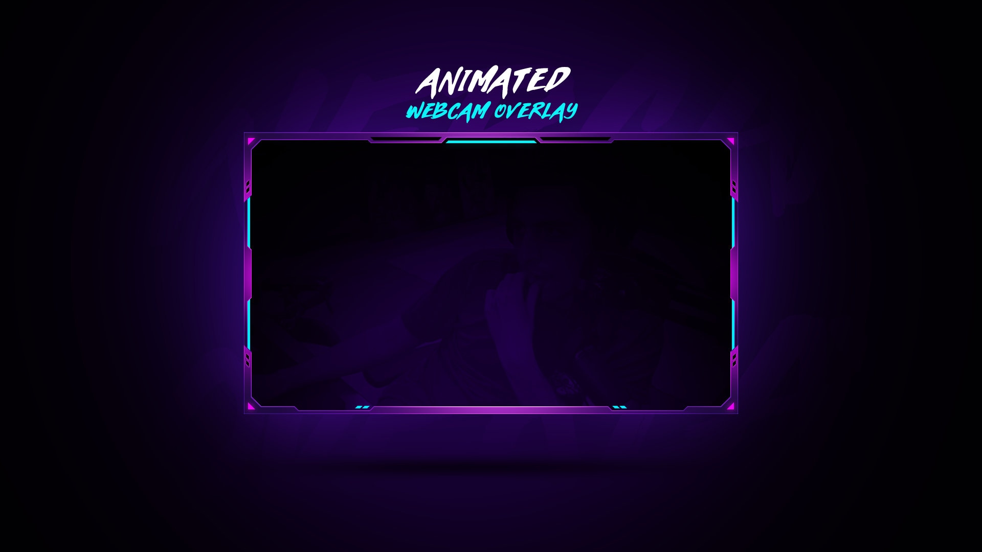 Minimal Animated Webcam Overlay || Purple Animated Webcam Overlay ...