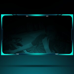 Animated Light Blue Webcam Overlay: Clean Stream Template - Etsy