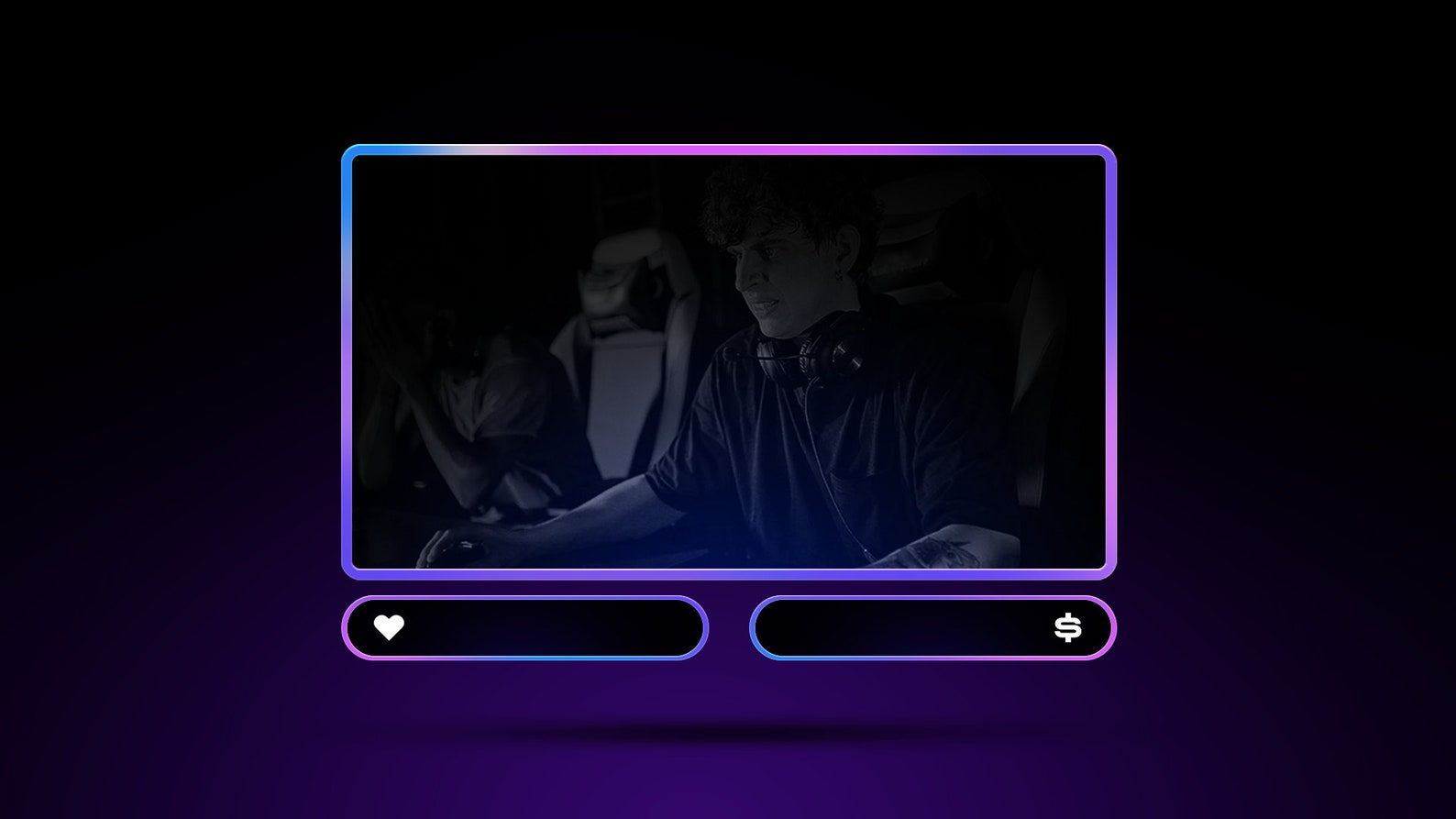 Purple Gradient Webcam Overlay // Animated Gradient Webcam Overlay ...