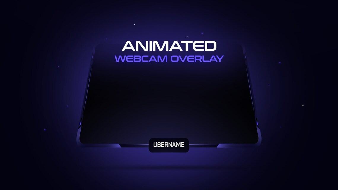 Animated Rounded Webcam Overlay Template/twitch Stream Overlays/facecam Overlay/facecam Animated ...