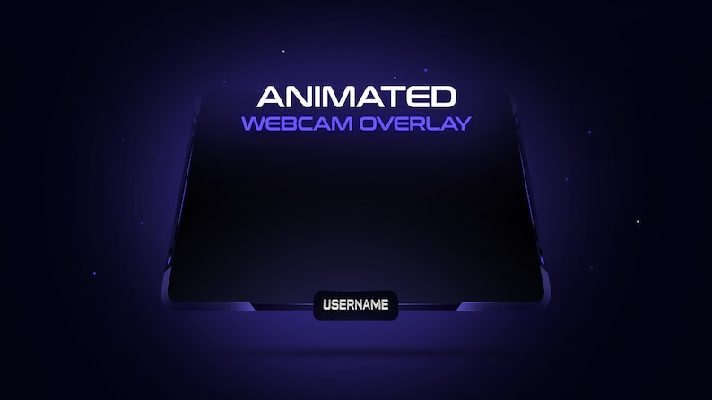Animated Rounded Webcam Overlay Template/twitch Stream Overlays/facecam ...