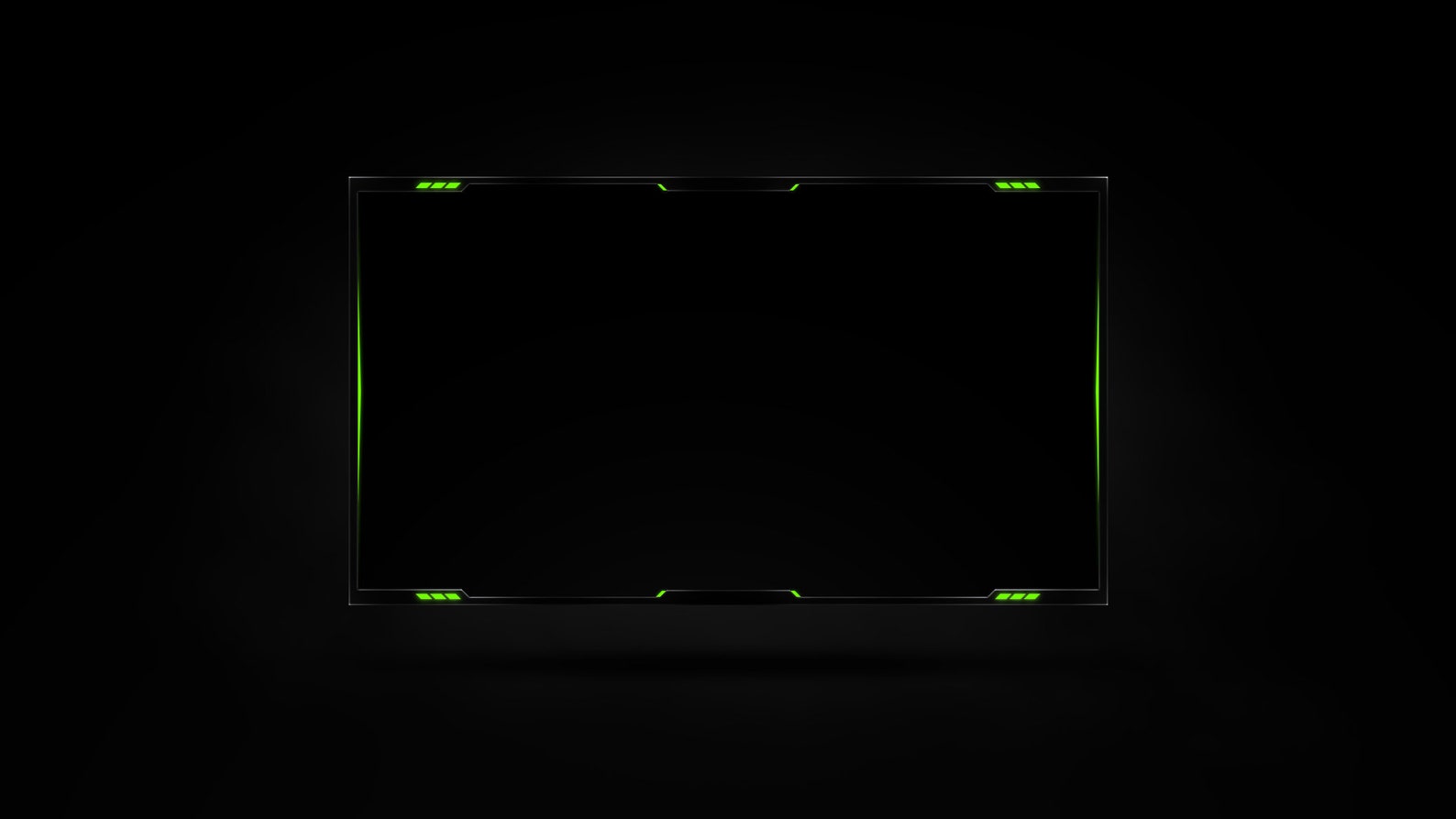 Minimal Animated Webcam Overlay // Green Animated Webcam Overlay ...