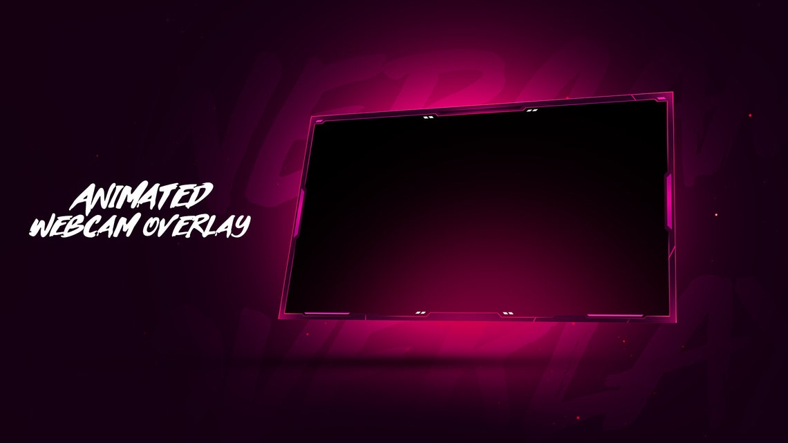 Clean Animated Webcam Overlay // Animated Webcam Overlay Template for ...