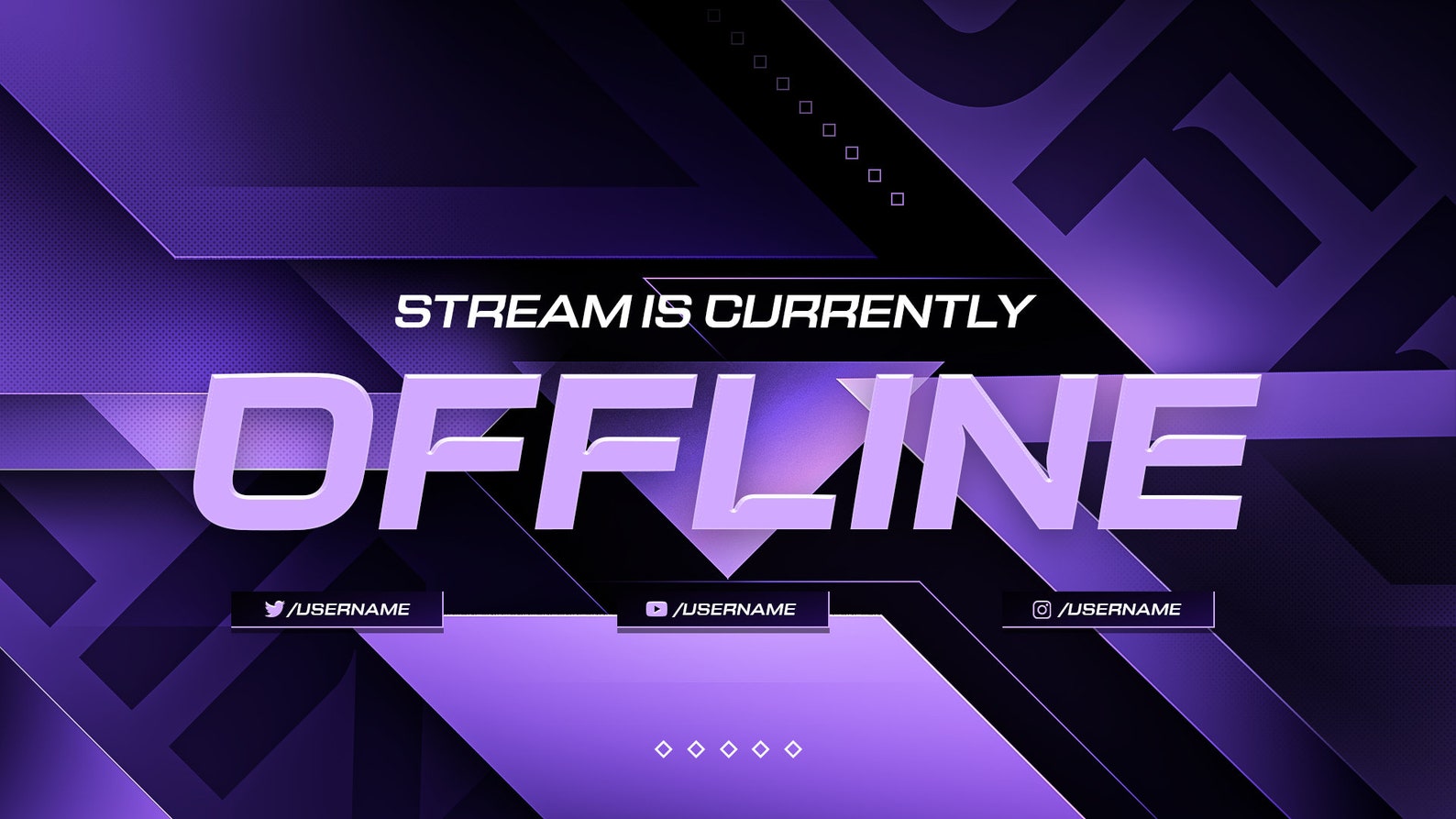 Visionary Stream Overlay Pack Minimal Full Stream Overlays Pack Screens ...