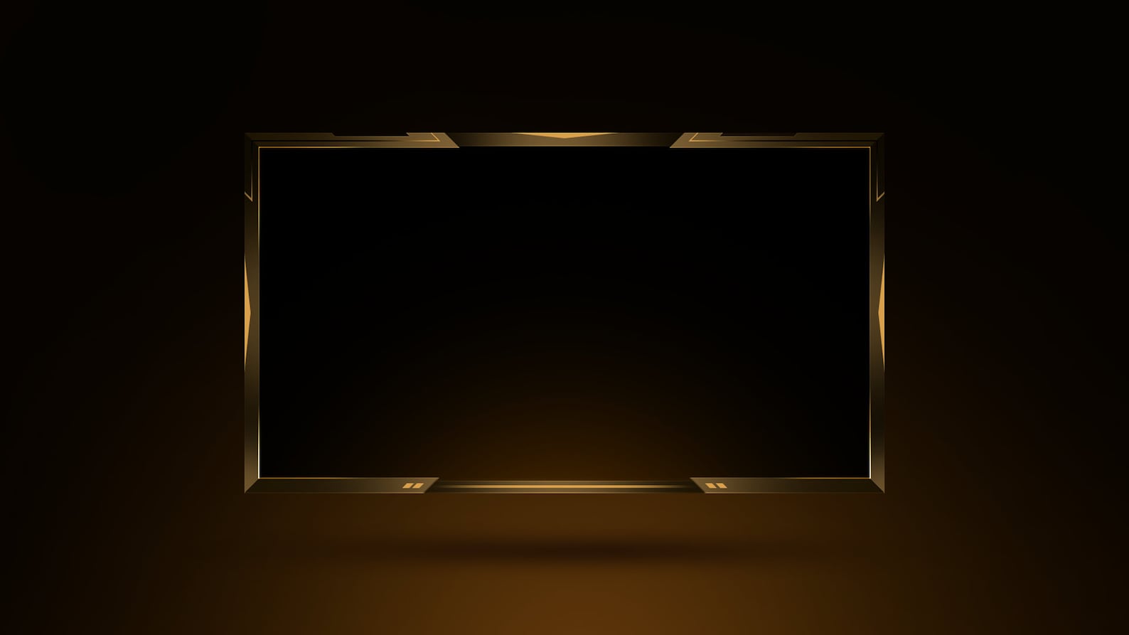 Minimal Yellow Webcam Overlay // Animated Webcam Overlay Template - Etsy