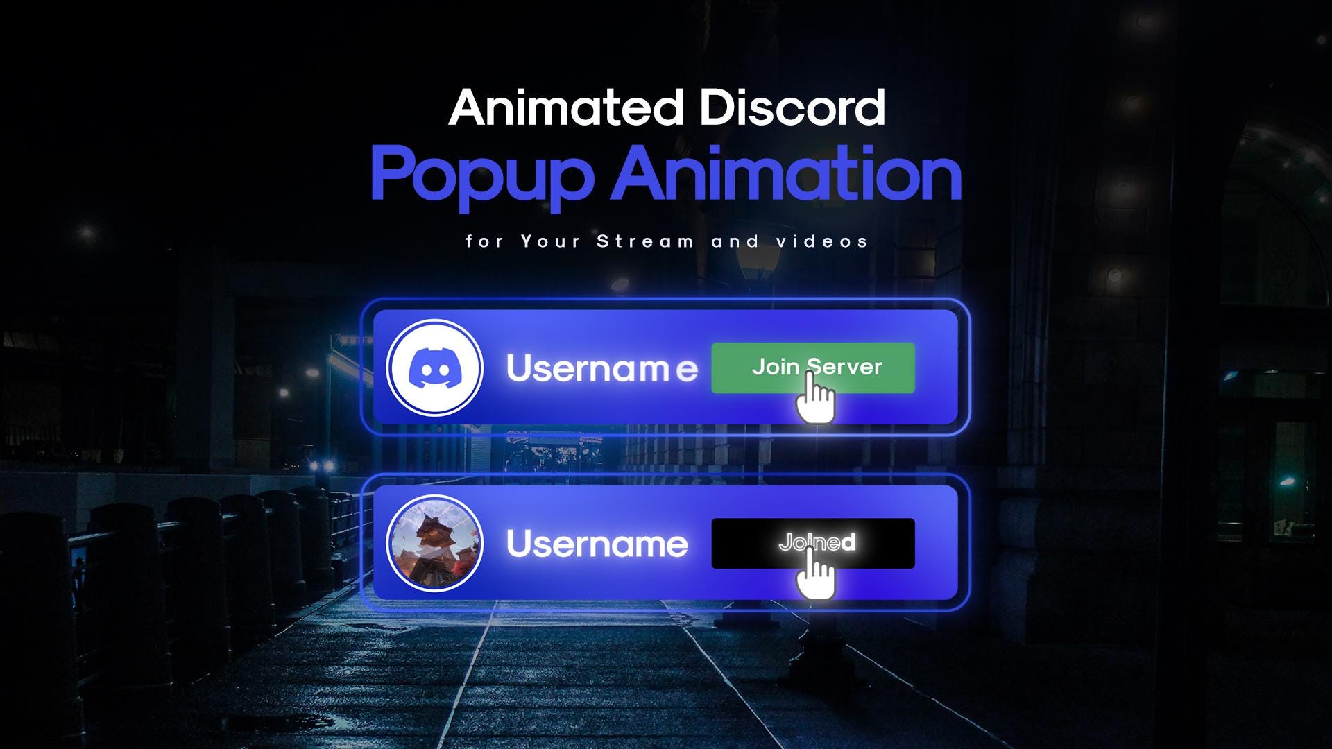 Animated Discord Lower Third: Social Media Stream Overlay - Etsy