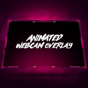 Clean Animated Webcam Overlay // Animated Webcam Overlay Template for ...