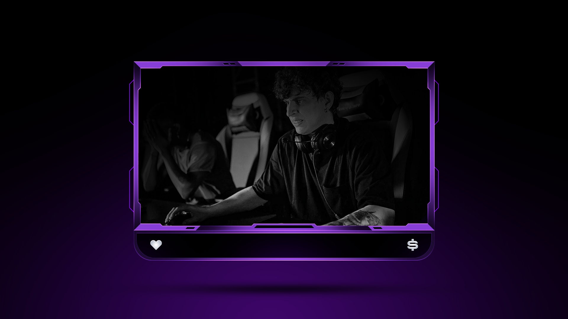 Clean Webcam Overlay // Animated Webcam Overlay Template // Kick ...