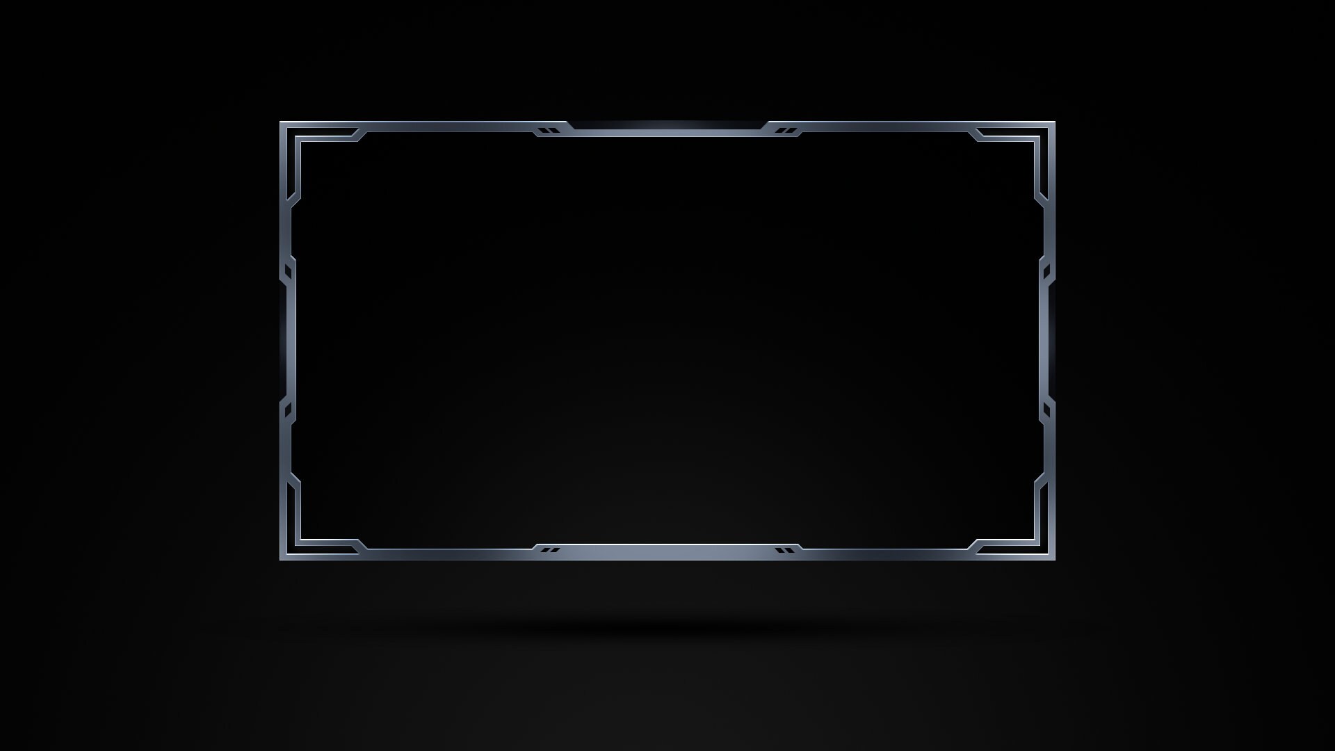 Grey Animated Webcam Overlay // Webcam Overlay Template for Streamers ...