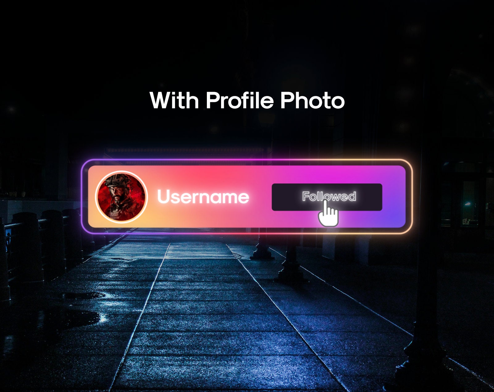 Animated Instagram Popup Animation for Youtube, Twitch, Kick Streamers ...