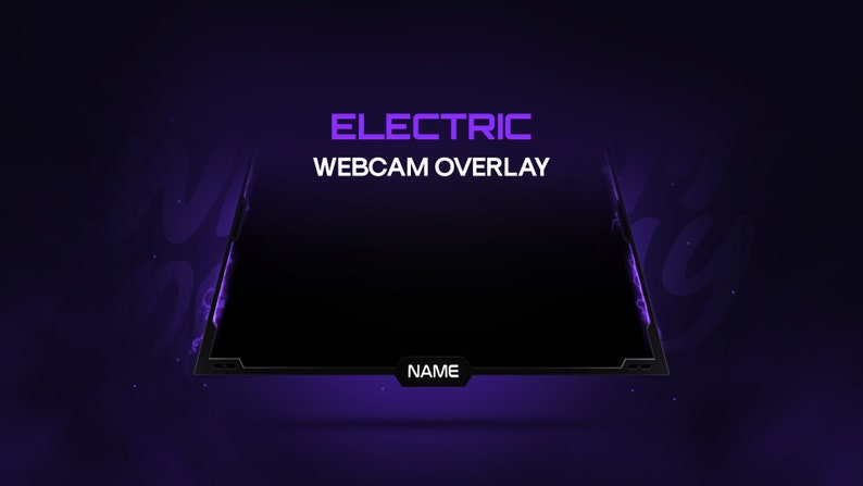 Animated Electric Webcam Overlay / Twitch Electric Webcam - Etsy