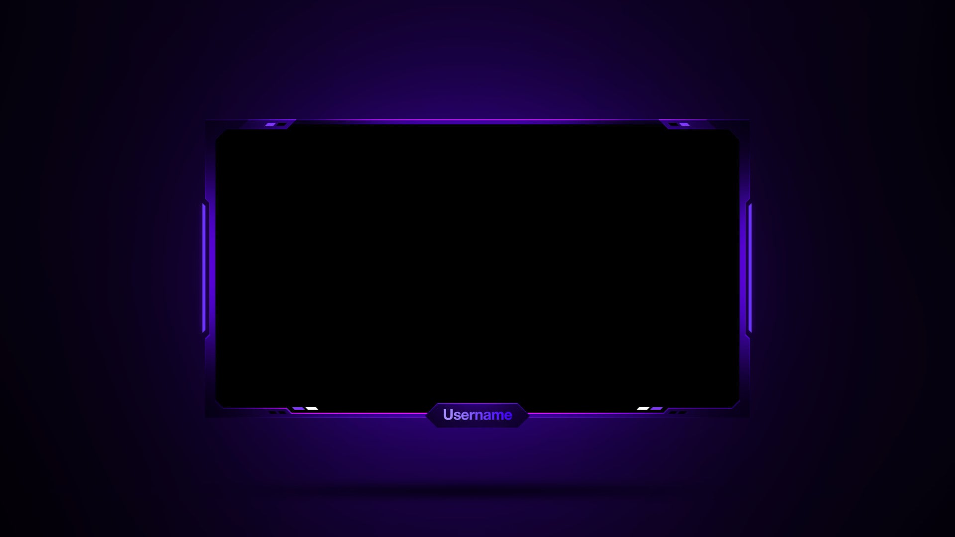 Purple Stream Overlay Pack // Minimal Full Stream Overlay Pack Template ...