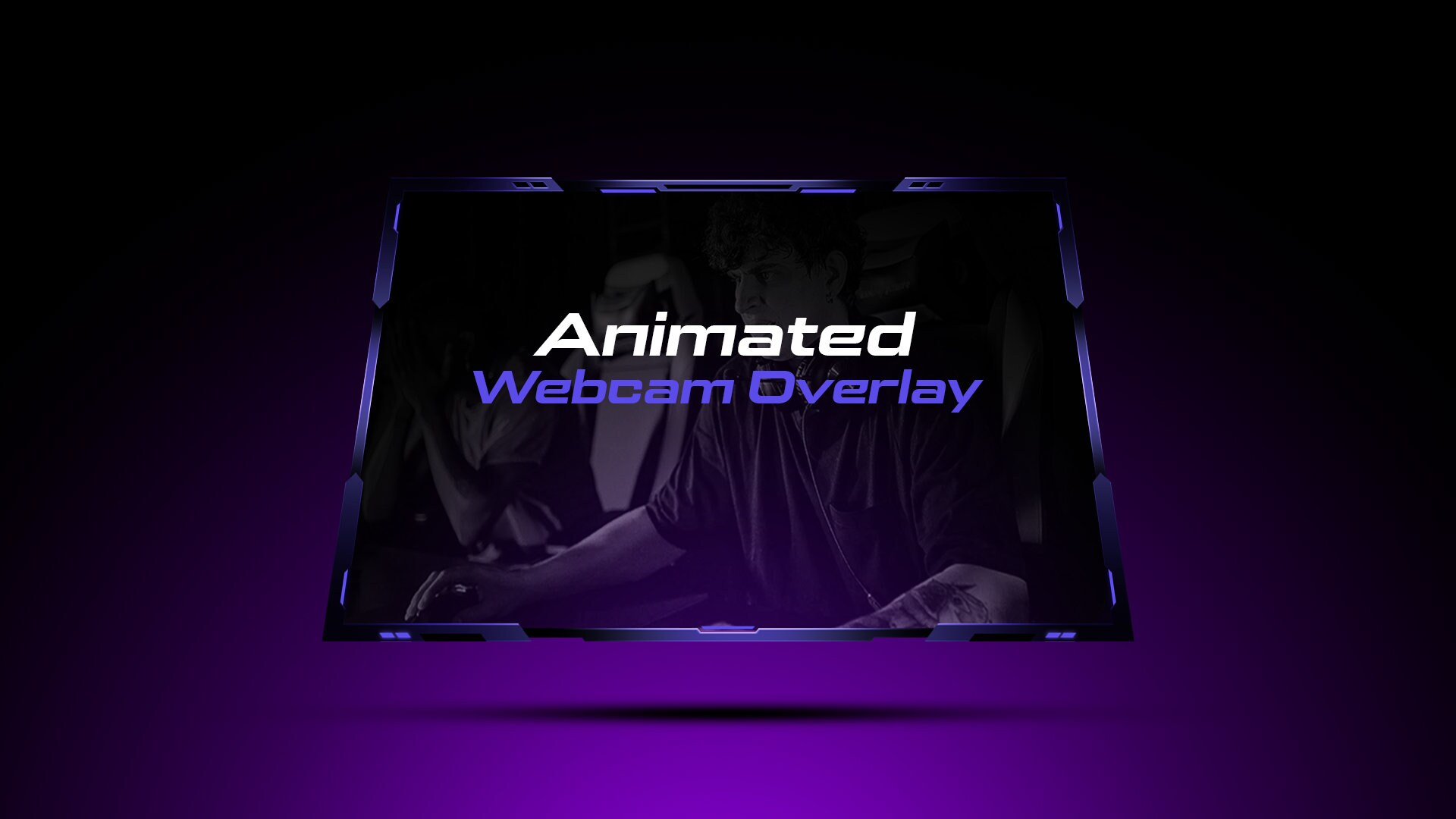 Animated Purple Webcam Overlay: Twitch Stream Facecam - Etsy