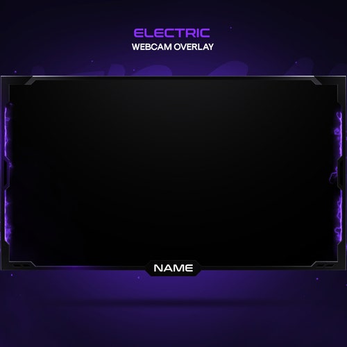 Animated Electric Webcam Overlay / Twitch Electric Webcam - Etsy