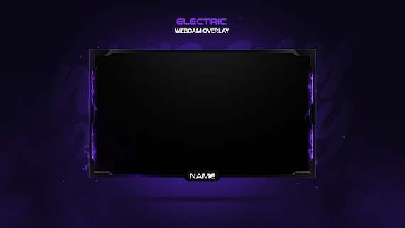 Animated Electric Webcam Overlay / Twitch Electric Webcam - Etsy