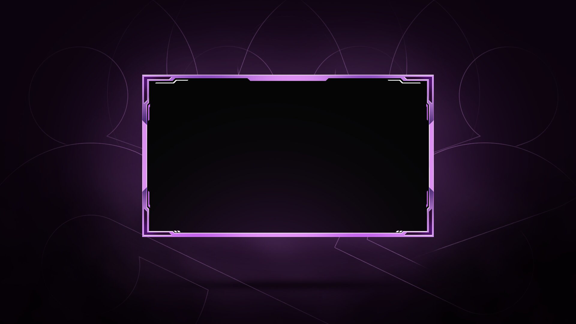 Animated Webcam Overlay Template/ Twitch Pink Webcam Frame Animated ...