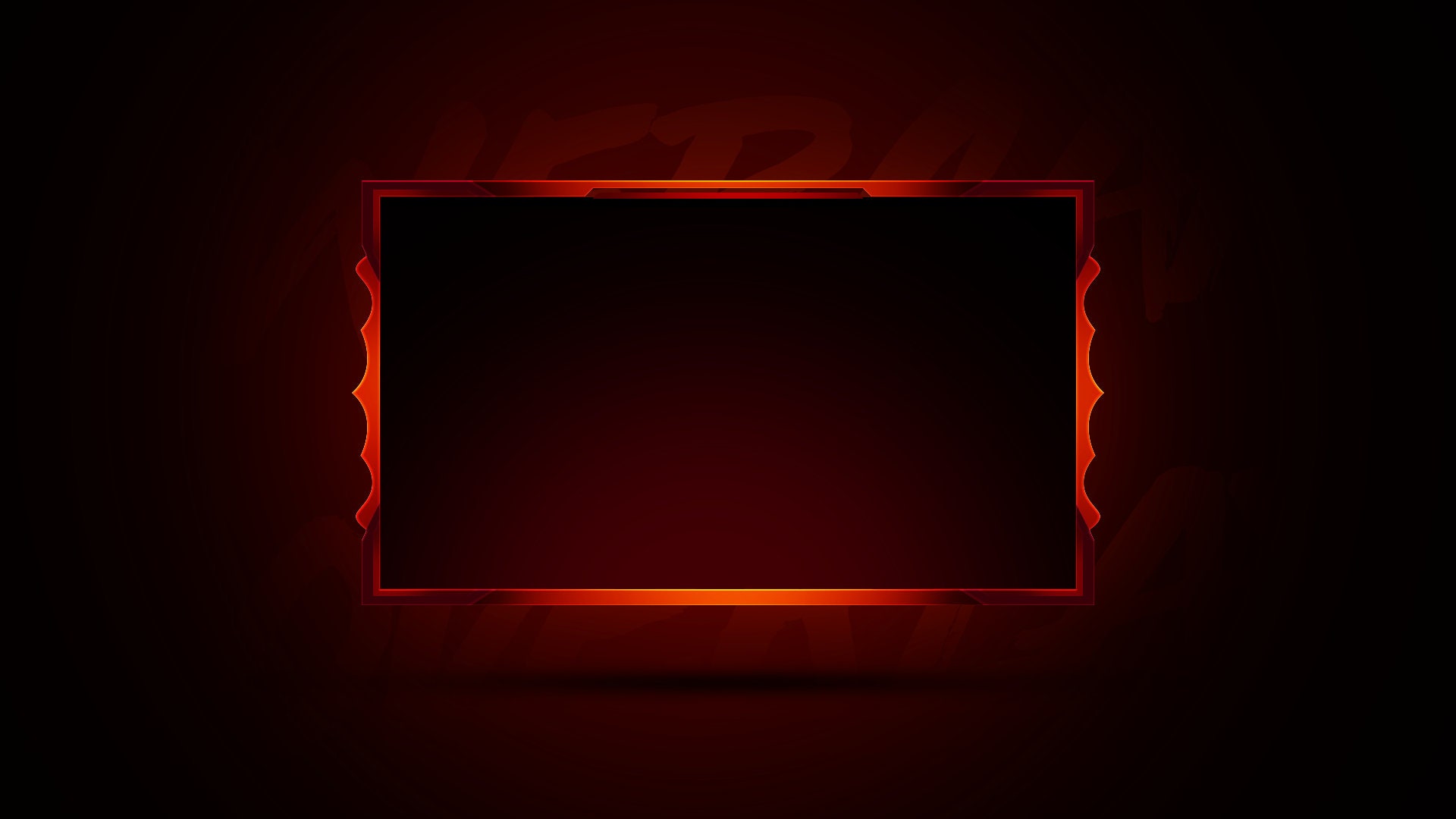 Clean Animated Webcam Overlay // Red Webcam Overlay Template // Stream ...