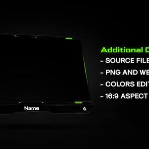 Minimal Animated Webcam Overlay // Green Animated Webcam Overlay ...