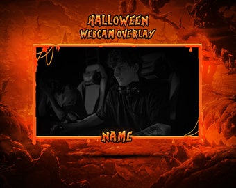 Twitch Halloween Overlay Pack Cam Overlay Animated Screens - Etsy