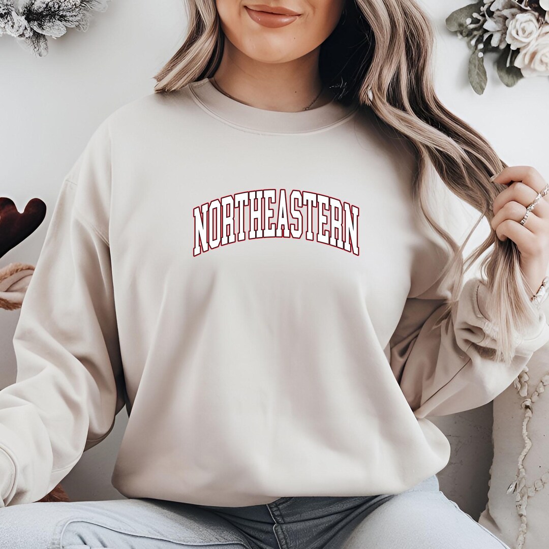 Northeastern Huskies Sweater, Huskies Fan Gift, Northeastern Shirt ...