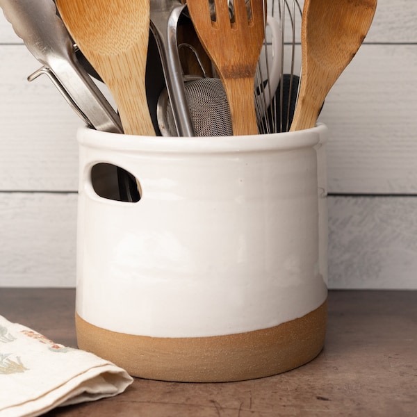 Utensil Crock - Etsy