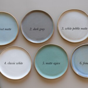 Appetizer Plates Ceramic Kitchenware Dinnerware 6" Dessert Plate ...