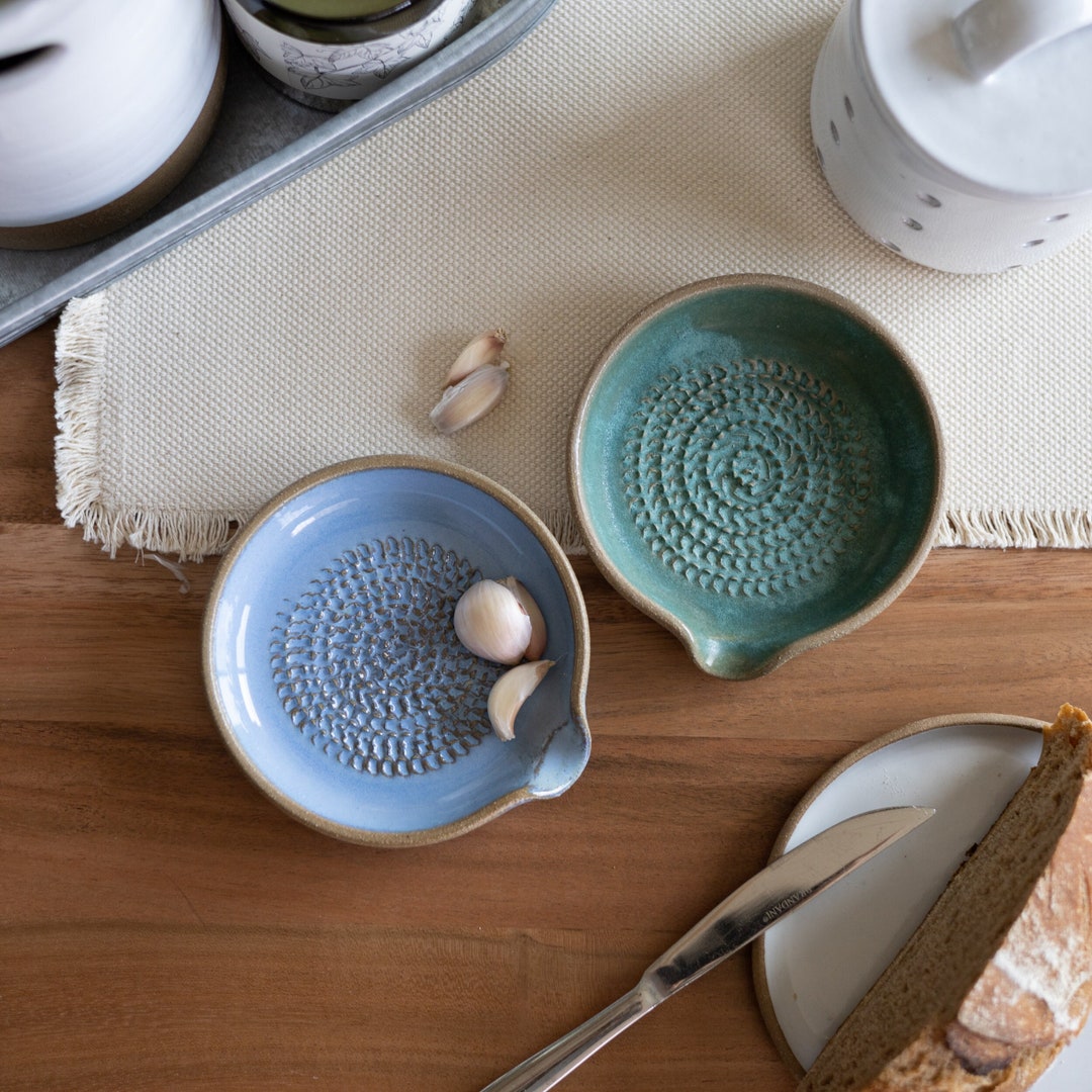 Garlic Grater Ceramic Kitchen Tool Cooking Gift Herb Stripper Food Prep ...